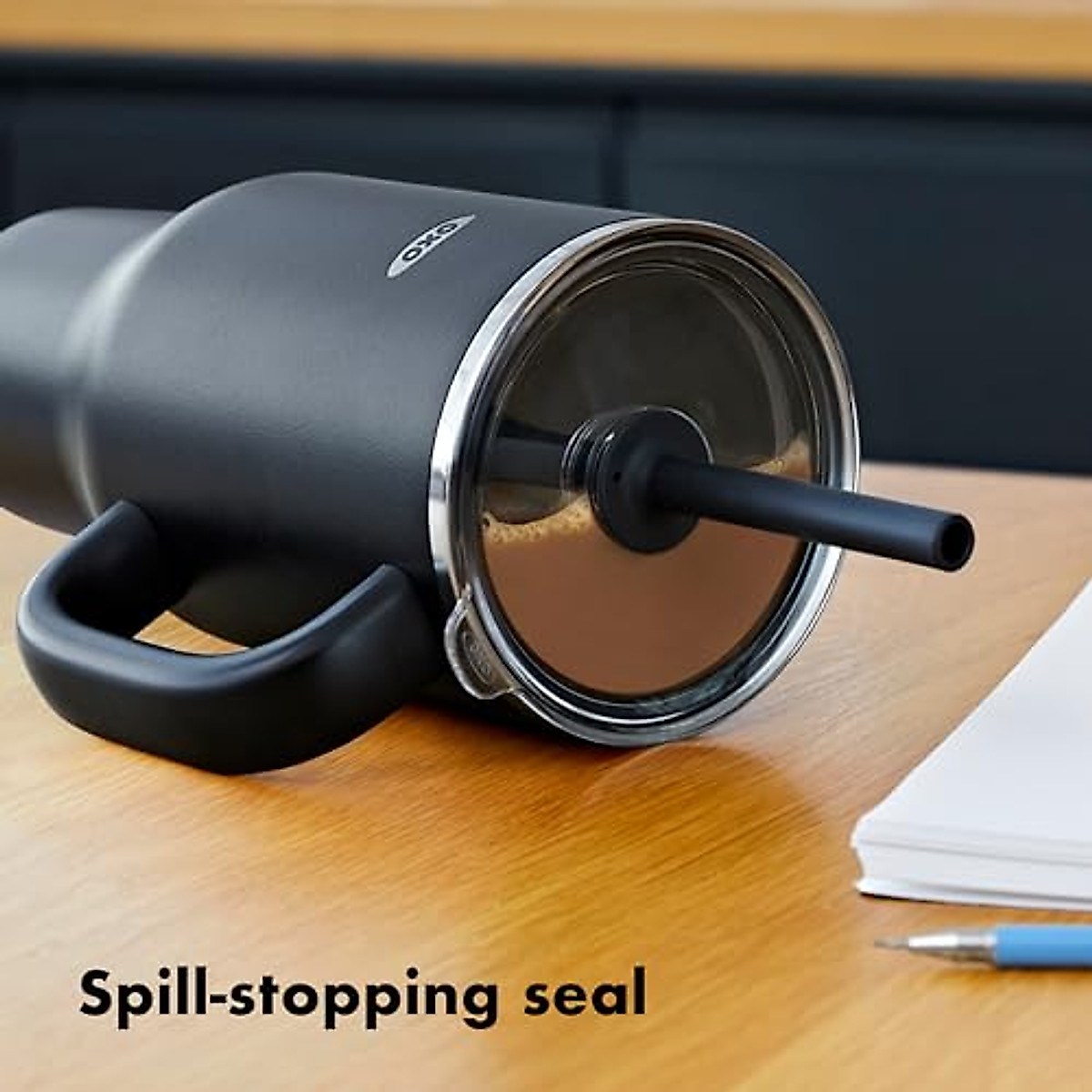 OXO Strive XL Tumbler with Handle – 40 oz. – Onyx