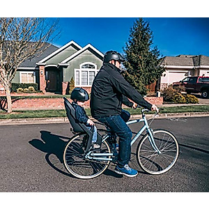 Burley Dash® FM Child Bike Seat, Black/Grey, FM - Frame Mount