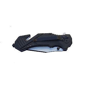 Pocket Knife Outdoor Survival Utility Knife,Aluminum handle 4-1/2Closed