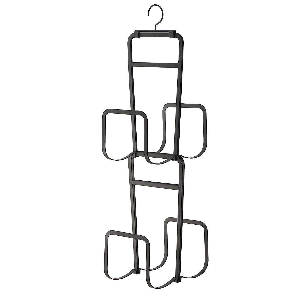 Yamazaki Bag Holder, Steel, Black, Anpassbar