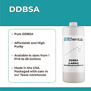 DIYChemicals | DDBSA/LABSA (dodecylbenzenesulfonic Acid) | 8 fl oz