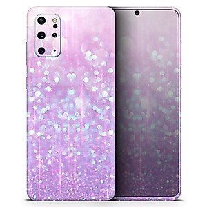 DesignSkinz Pink Unfocused Orbs of Light Protective Vinyl Decal Wrap Skin Cover Compatible with The Samsung Galaxy S20 (Screen Trim & Back Glass Skin)