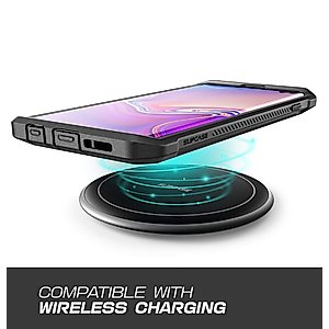SUPCASE for Samsung Galaxy S10 Case with Satnd (Unicorn Beetle Pro), [Built-in Belt Clip] Heavy Duty Shockproof Rugged Protective Phone Case Without Built-in Screen Protector for Galaxy S10, Black