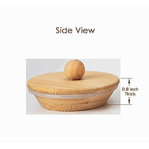 PrimZooty Bamboo Lid for Chemex Coffee Makers 3/6/8/10 Cup, Innovative Design, Made of Natural Bamboo