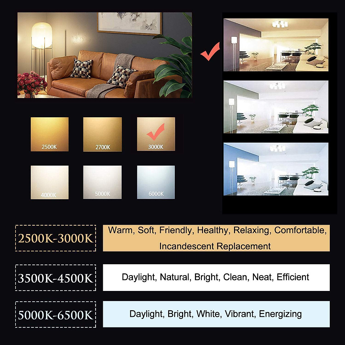 OMAYKEY 15W Dimmable Large LED Globe Bulb 100W Equivalent 1000 Lumens, 3000K Soft White E26 Medium Base, Vintage Edison G125 Large Globe Edison Style LED Filament Light Bulb, Deep Dimming Version