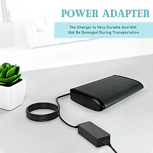 SLLEA 6-Pin DIN AC/DC Adapter for I/O Magic GigaBank 320gb 3.5" External Hard Drive HD HDD 5VDC / 12VDC 1.5A-2A 6-Prong Power Supply Cord Cable PS Battery Charger Mains