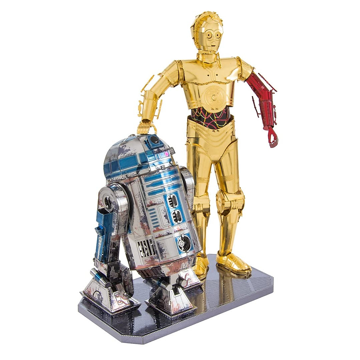 Fascinations Metal Earth Star Wars R2-D2 and C-3PO 3D Metal Model Kit Box Set