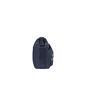 Samsonite Shoulder Bag M with 2 Front Pockets (28 cm), Blue (Dark Blue)