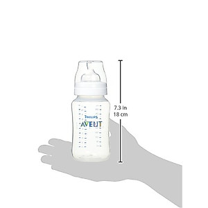 Philips Avent Anti-colic Baby Bottles Clear, 11oz, 3 Piece