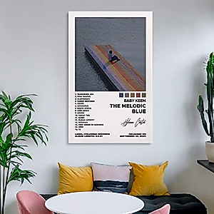 Baby Keem The Melodic Blue Album Cover Poster for Aesthetic Room Decor Merch Art Wall Print Wallpaper for Bedroom for Teen Girls Boys 12x18inch(30x45cm)