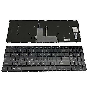 New Laptop Replacement Keyboard for Toshiba Satellite L50-C L50D-B L50D-C L50DT-B L50T-B L50T-C L50W-C L55D-B L55D-B L55D-B L55D-B L55D-B L55D-B US 9Z.NBCBQ.00I EBLIU01110 Black Backlight L50-B