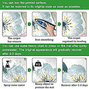 Area Rugs for Bedroom, Luxurious Soft and Thick Non-Slip Carpet for Baby Room, Nursery Modern Decor Rug, Modern Pastorable Flower Spring Floral