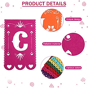 Mexican Welcome Baby Banner Fiesta Mexicano Baby Shower Small Banner Mexican Welcome Baby Felt Banner Decorations for Baby Showers, Te De Canastilla Celebrations