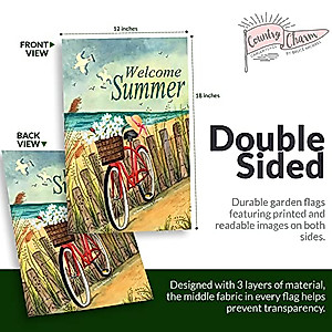 Seasonal Garden Flags Set of 10 Garden Flags 12x18 Double Sided, Garden Flags For Outside with Anti-wind Clip and Stopper, Garden Flags for all Seasons, Yard Flags for Outside 12x18 Double Sided, Flags for Outside, Decorative Spring Garden Flag, Easter La