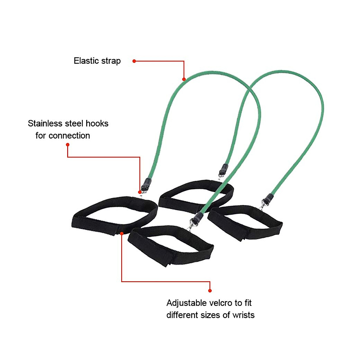 KIKIGOAL Volleyball Training Pass Rite Aid Resistance Band, Elastic Volleyball Resistance Belt Set for for Agility Training, Practicing Serving, Arm Swing Passing