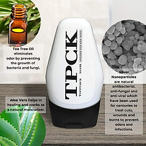 TPCK ToppCock Silver Leave-On Hygiene Gel for Man Parts, 90ml Odor Neutralizer, Male Care Moisturizing Body Hygiene (Pack of 2)
