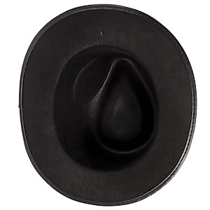 Funny Party Hats Black Fedora Gangster Hat Costume Accessory - Pack of 6