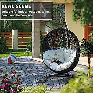 TheirNear Hanging Chair Stand (Stand Only), Hammock Chair Stand for Indoor Outdoor, Heavy Duty 330 Pound Weight Capacity