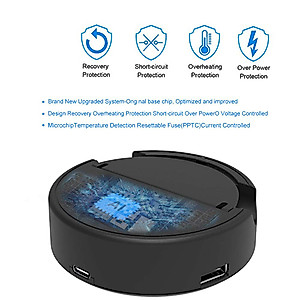 J&TOP Charging Dock for Nintendo Switch Lite, Charging Station with 2 USB Ports Compatible with Wired Controllers