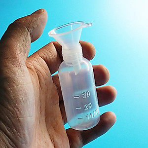 HaBeuniversal Blunt Needle Tip Applicator Bottle Set - 30ml Squeezable Bottles, Storage Caps, 14ga 16ga 18ga Needle Tips and Mini Funnel