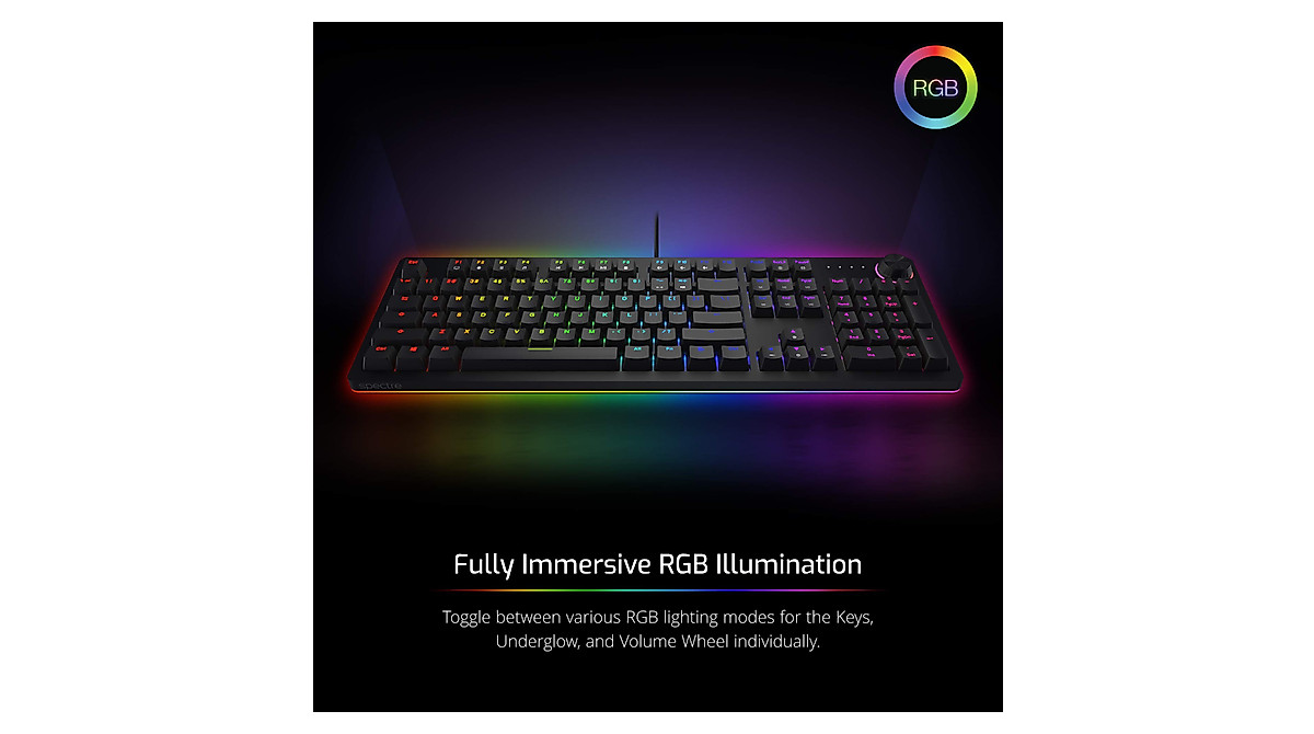 TECWARE Spectre Pro RGB Mechanical Keyboard - Customizable