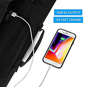 DSJ 18V 400W Monocrystallinel Solar Panel - Folding Package Solar Charger with 1.5M Cables + 30A Controller for Travel/Camping/Rv