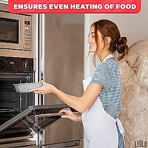 LEGLO 6&#039;&#039; Round Tin Foil Cake Pans - Round Cake Pan Baking Container Pack of 50 Foil Pan Aluminum Foil Pans Microwave Cooking Pan Heavy Duty Cooking Pans- Round Baking Pan Storage Aluminum Pie Pans