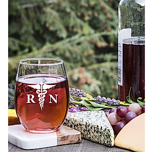 Funny Bone Products Nurse Gifts For Women RN – Good Day, Bad Day, Don’t Ask Novelty Wine Glass 15 OZ – Funny Gifts For Nurses, For Women, For Men, RN Nursing Gifts, CoWorker Gift, Nursing Students