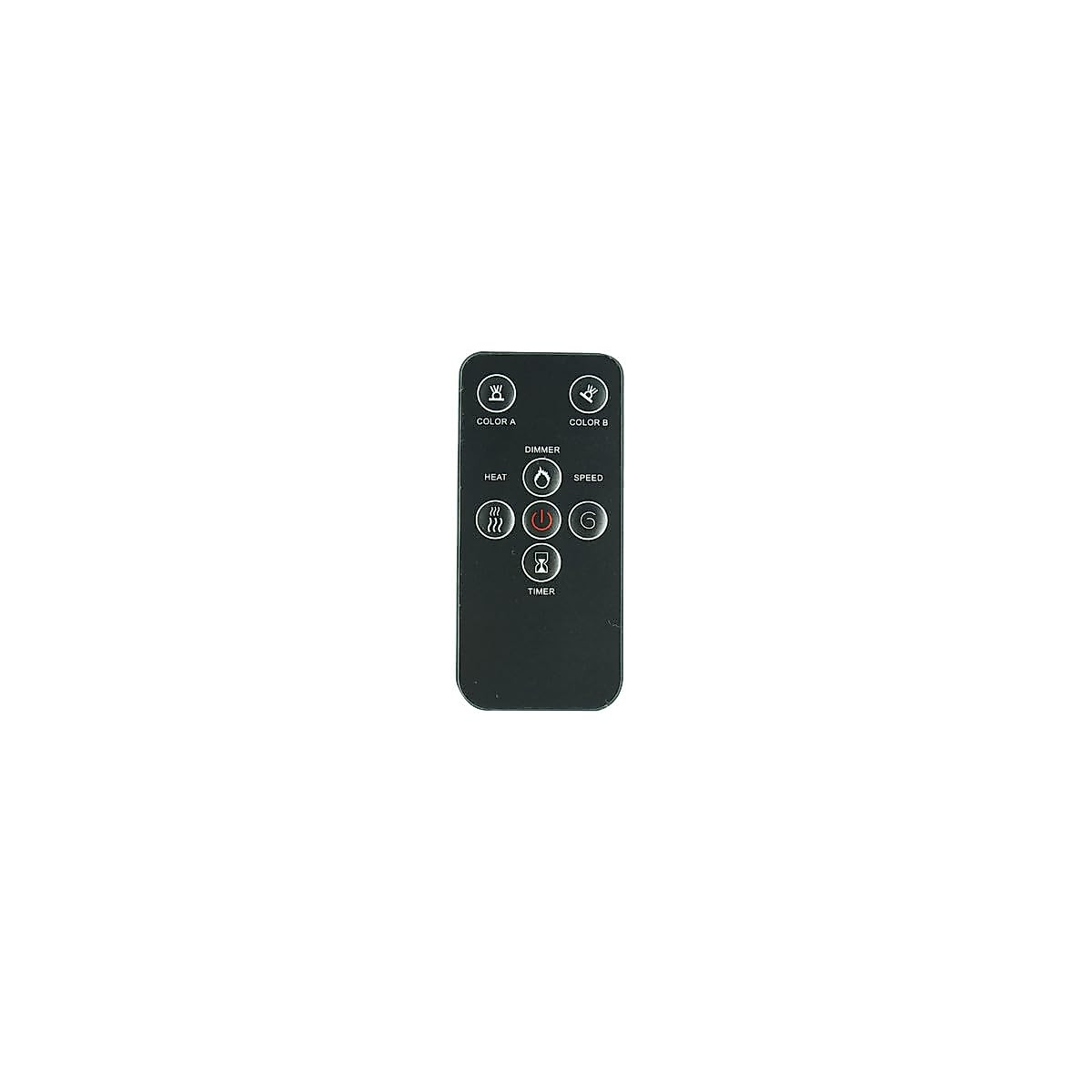Remote Control for R.W.Flame RFH-7401LB RFH-10201LB RFH-3001LC RFH-3601LC RFH-4001LC RFH-4201LC RFH-4801LC RFH-5001LC RFH-6001LC RFH-7401LC RFH-10201LC LED 3D Electric Fireplace Space Heater