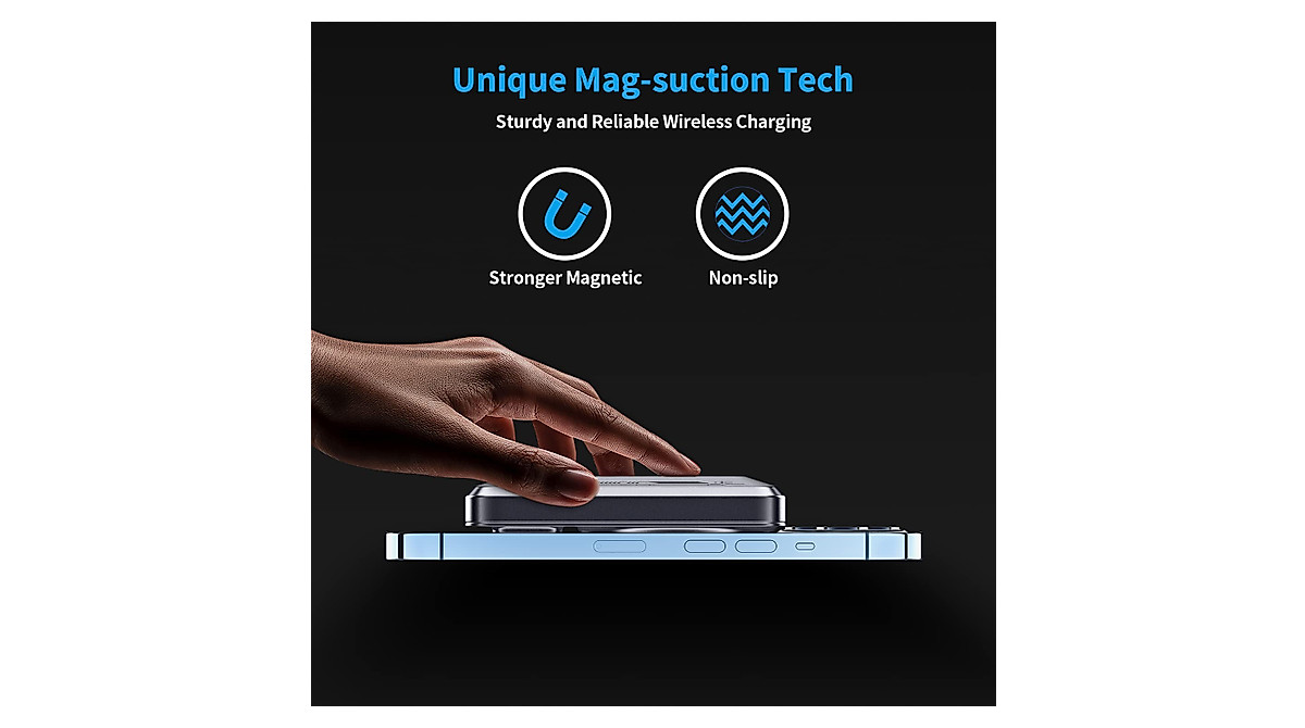 Fast Magnetic Power Bank for iPhone - 5000mAh Portable