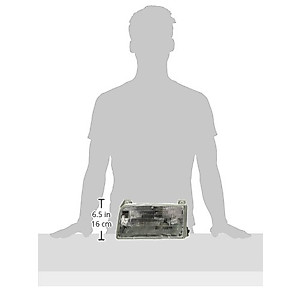 TYC Left Headlight Assembly Compatible with 1992-1996 Ford Bronco