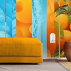 Glade PlugIns Refills Air Freshener Starter Kit, Scented and Essential Oils for Home and Bathroom, Coastal Sunshine Citrus, 4.02 Fl Oz, 2 Warmers + 6 Refills