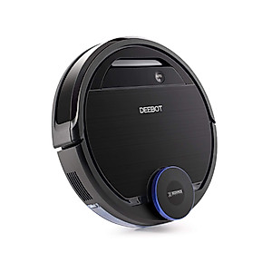 Ecovacs Deebot OZMO 930, Smart Robotic Vacuum, for Carpet, Bare Floors, Pet Hair, with Intelligent Mapping, Ozmo Mopping Technology, Adaptive Floor Sensing Technology, and Compatible with Alexa