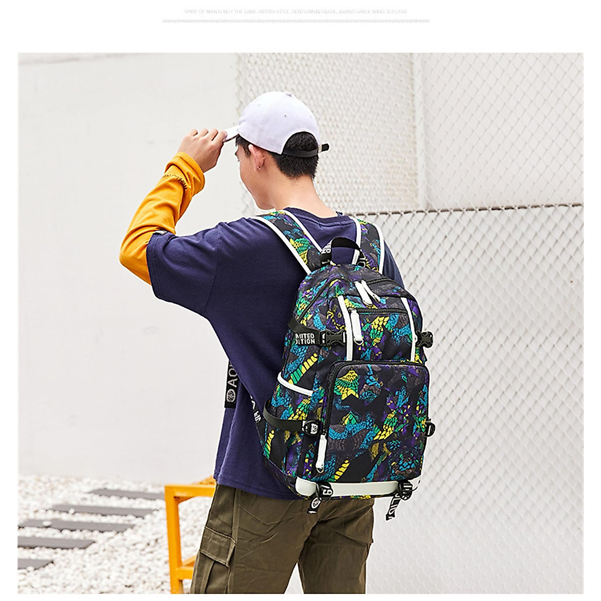 ISaikoy Game Plants vs. Zombies Backpack Shoulder Bag Bookbag School Bag Daypack Satchel Laptop Bag Color Blue4