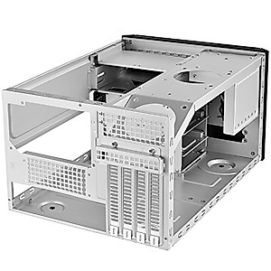Silverstone Tek Micro-ATX, Mini-DTX, Mini-ITX Small Form Factor Computer Case, Compatible with ATX PSU Cases SG11B