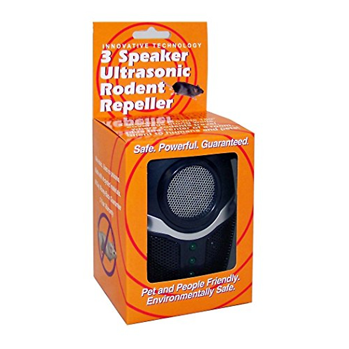 Ultrasonic Rodent Repeller Commercial Triple Speaker Model Repels Rodents, Rats & Mice.