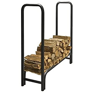 PleasantHearth - 38mm Premium Heavy Duty Log Rack, 4 Feet, Rack Only