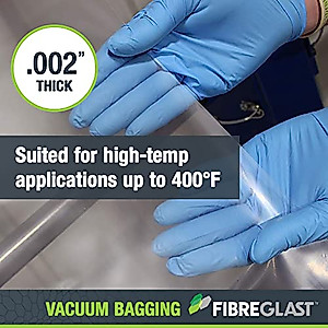 Fibre Glast Stretchlon 800 Bagging Film, 3 Yards – Elite Lab Vacuum Bagging Supplies, Degassing Chambers & Vac Purge Kits – Seal & Stabilize Carbon, Fiberglass, Epoxy, Resin Composites – Made in USA
