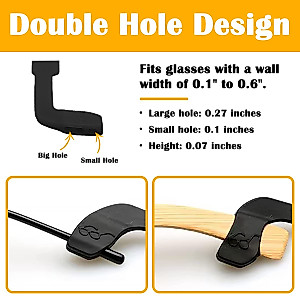 MARSHOHO Glasses Strap Sports, Anti-Slip Silicone Eyeglass Strap Eyewear Retainers, Elastic Soft Sunglass Cord Holder for Kids Boys and Girls, Basketball (3 Pack, Black)