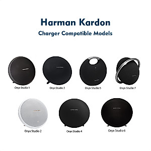 for Harman Kardon Charger Onyx Studio 7 6 5 4 3 2 1 Wireless Bluetooth Portable Speaker System AC Power Adapter Charger Replacement 19V 3.42A Power Cord Power Supply