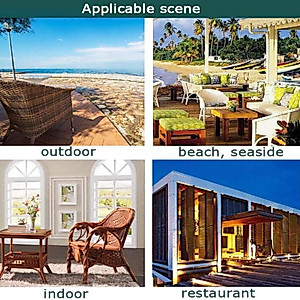 Rattan Woven Serving Tray Food Tray with Handles Luxury Floating Serving Tray Table Swimming Pool Floating Tray for Pool Serving for Wedding Photography Photo Shoot,White-80CM