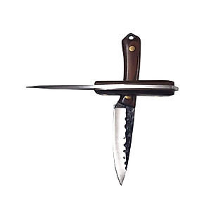 CHYI-GOGO Kitchen tools 3pcs kitchen knife set, Hand forged chef's knife. Suitable for camping barbecue, outdoor hunting knife, kitchen. (3 knives and knife bags)