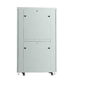 42U Server Rack Cabinet Gray 35" Deep IT Data Network Enclosure/Free Accessories !!!