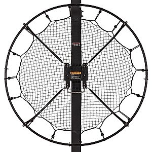 Silverback Multi-Sport Training Rebound Passback Net - Basketball Rebounder - Multisport Rebounder,Black