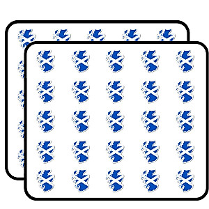 Scotland Shaped Scottish Flag - scot Shape st Andrew's UK Sticker for Scrapbooking, Calendars, Arts, Kids DIY Crafts, Album, Bullet Journals 50 Pack