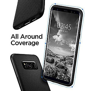 Spigen Liquid Air Armor Designed for Samsung Galaxy S8 Plus Case (2017) - Black