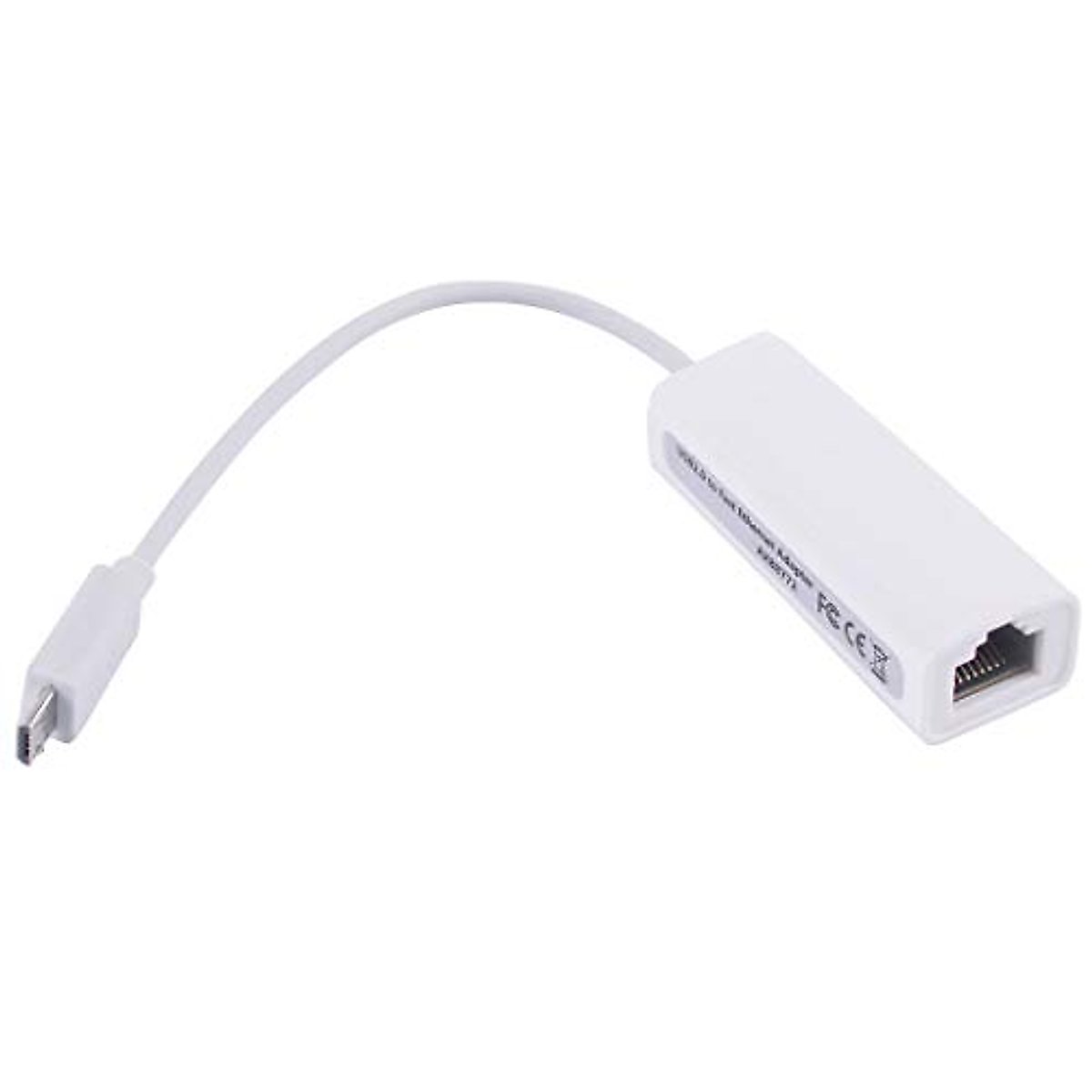 USB to RJ45 LAN Ethernet Adapter 100Mbps USB to RJ45 LAN Converter 10M 100M with Asix AX88772B AX88772 Chip (Micro USB to RJ45)