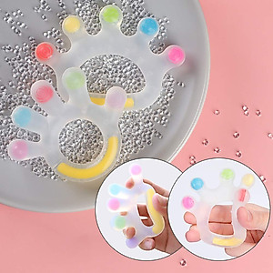 haakaa Baby Teething Toys Baby Teethers Toys for Babies Palm Silicone Teether Combo, Soothe Teething Pain and Itching Gums, BPA Free, 3M+