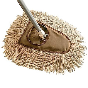 Stanley Home Products Washable Nylon Dry Mop - Removes Dust and Dirt from Surfaces and Hard to Reach Areas (Complete Mop)