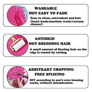 10-Piece Thickened Plush Foam Interlocking Floor Mat 12x12in Fluffy Square Foam Play Carpet Tiles with Edgings Shaggy Anti-Slip Puzzle Area Rug for Room Floor(Color:White)